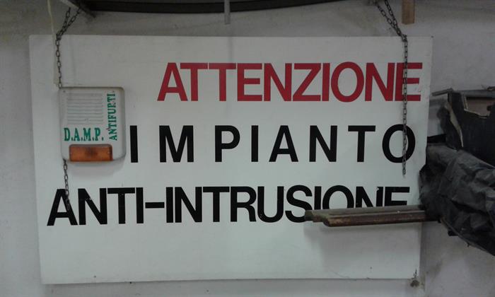 IMPIANTO ANTI INTRUSIONE DA CANTIERE