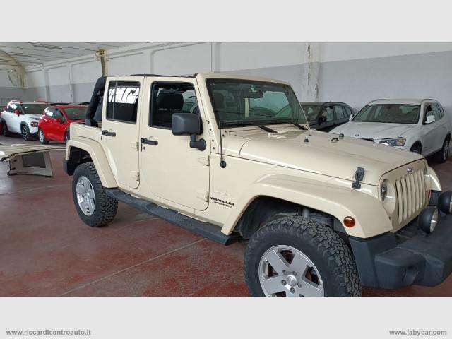 Jeep wrangler unlimited 2.8 crd sahara - pelle+gancio traino