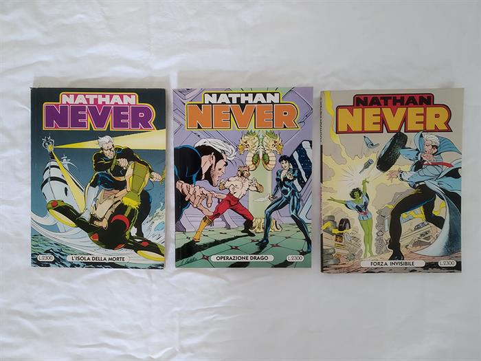 NUMERI 3, 4, 5 DEL FUMETTO NATHAN NEVER