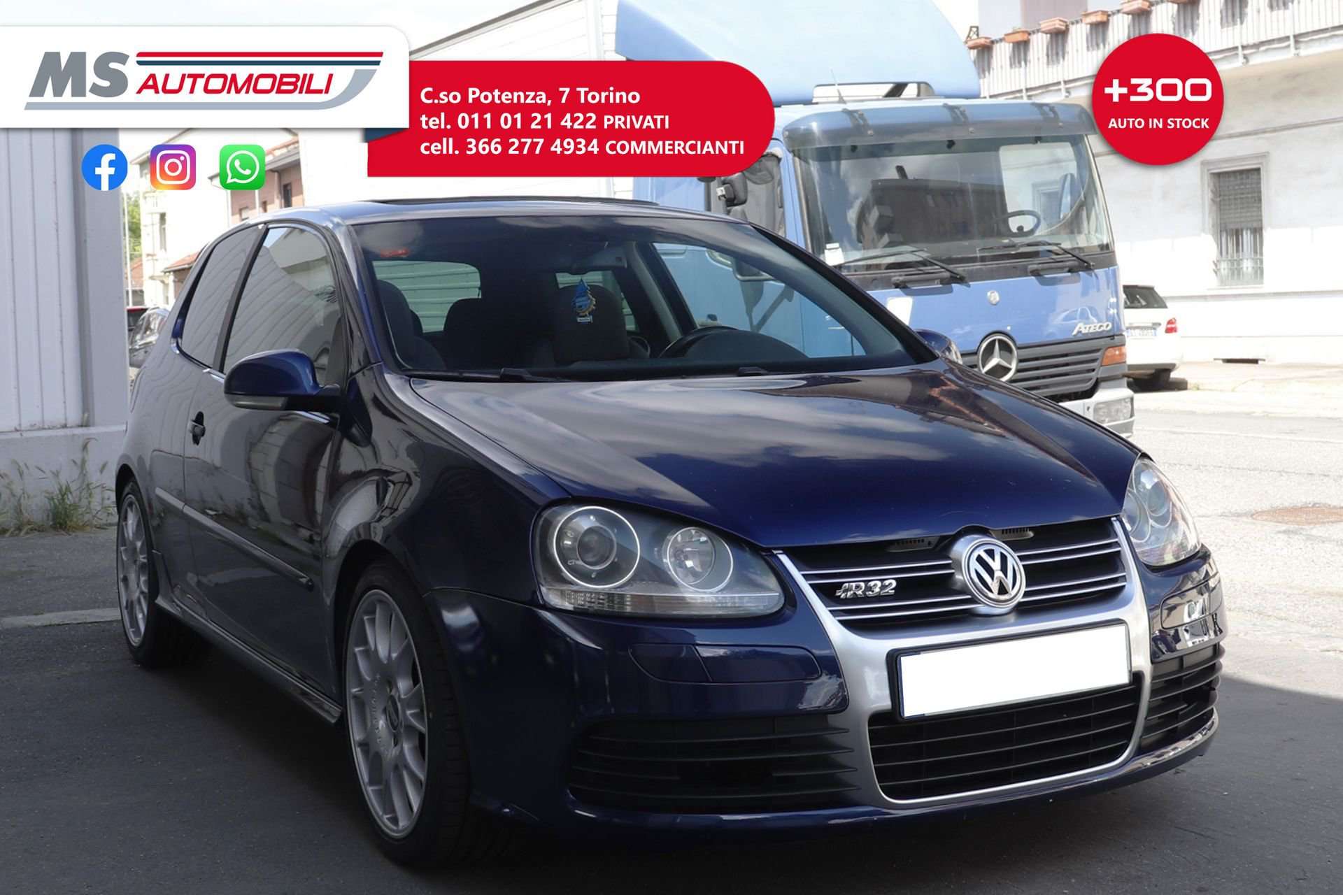 Volkswagen GolfGolf 3.2 VR6 4mot. 3p. DSG R32 Tetto Unicoproprie