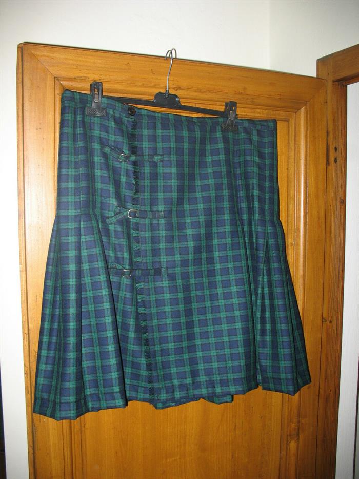 KILT SCOZZERE IN LANA VERDE