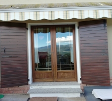 Porta finestra in legno