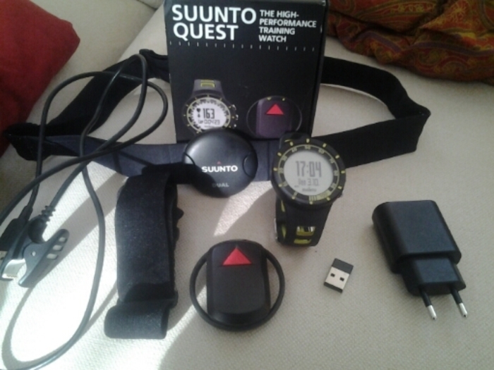 VENDO SUUNTO QUEST COMPLETO DI GPS E FASCIA CARDIO