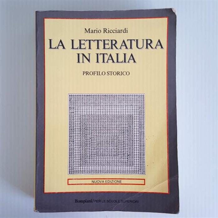 LA LETTERATURA IN ITALIA - PROFILI STORICI