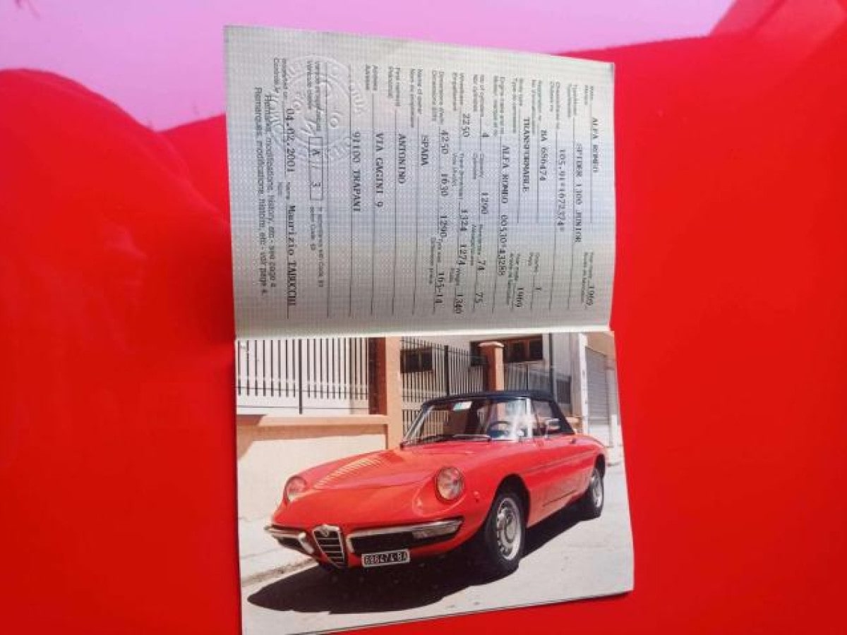 ALFA ROMEO Spider ***OSSO DI SEPPIA*** DUETTO SPIDER 1.3 *TARGA ORO*