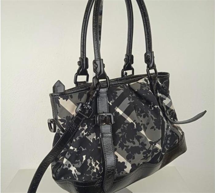 BORSA DONNA BURBERRY LUCIDA NERA