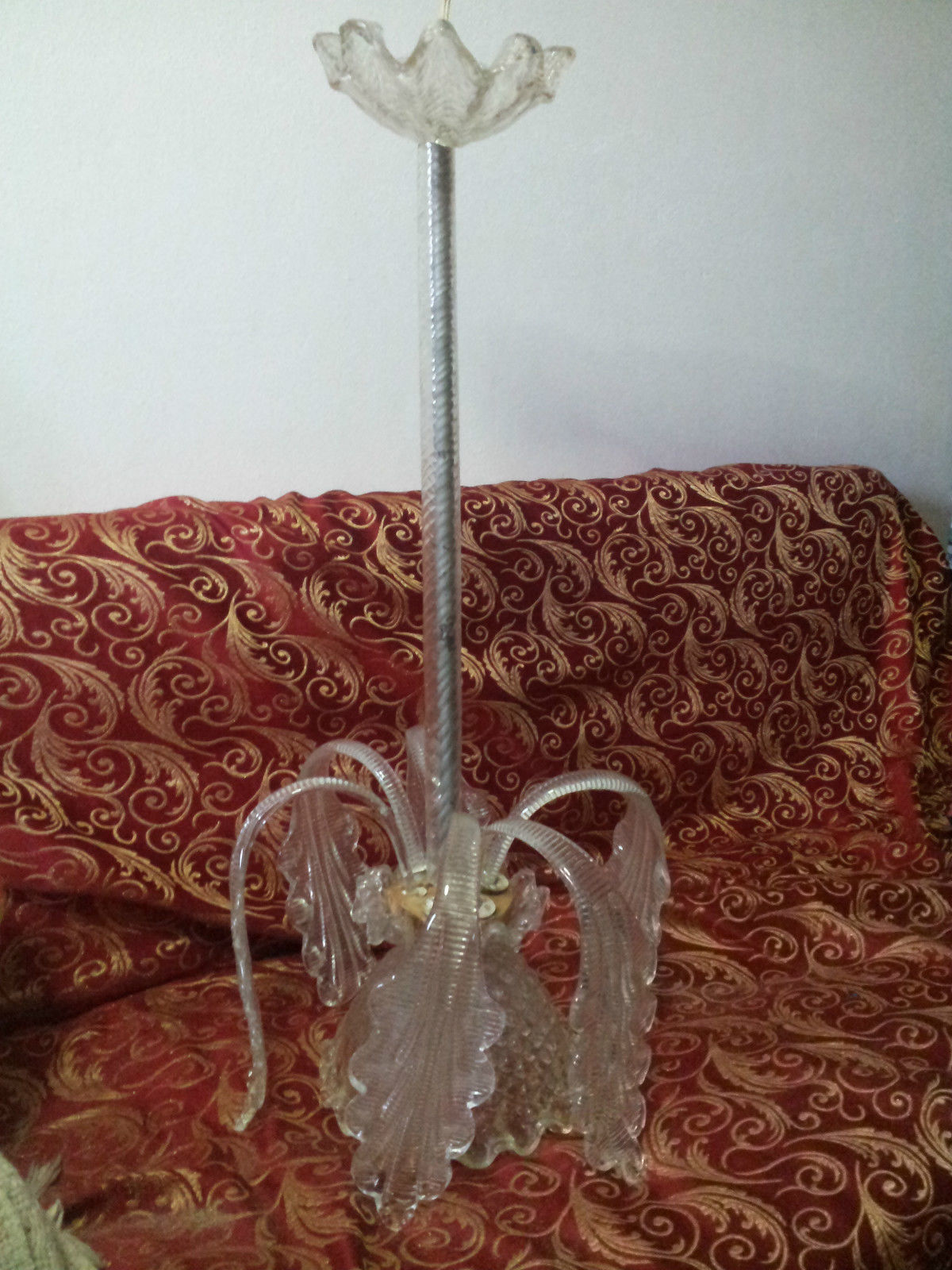 LAMPADARIO IN VETRO DI MURANO