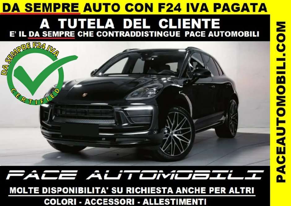 Porsche MacanNEW 21" LED PDC PELLE SPORT CHRONO TETTO NAVI ACC