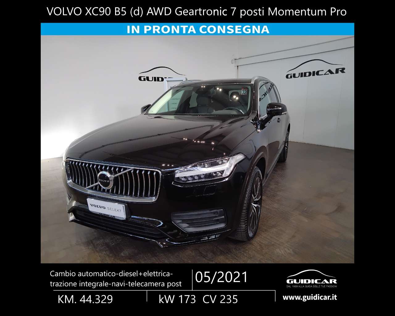 Volvo XC90XC90 B5 (d) AWD Geartronic 7 posti Momentum Pro