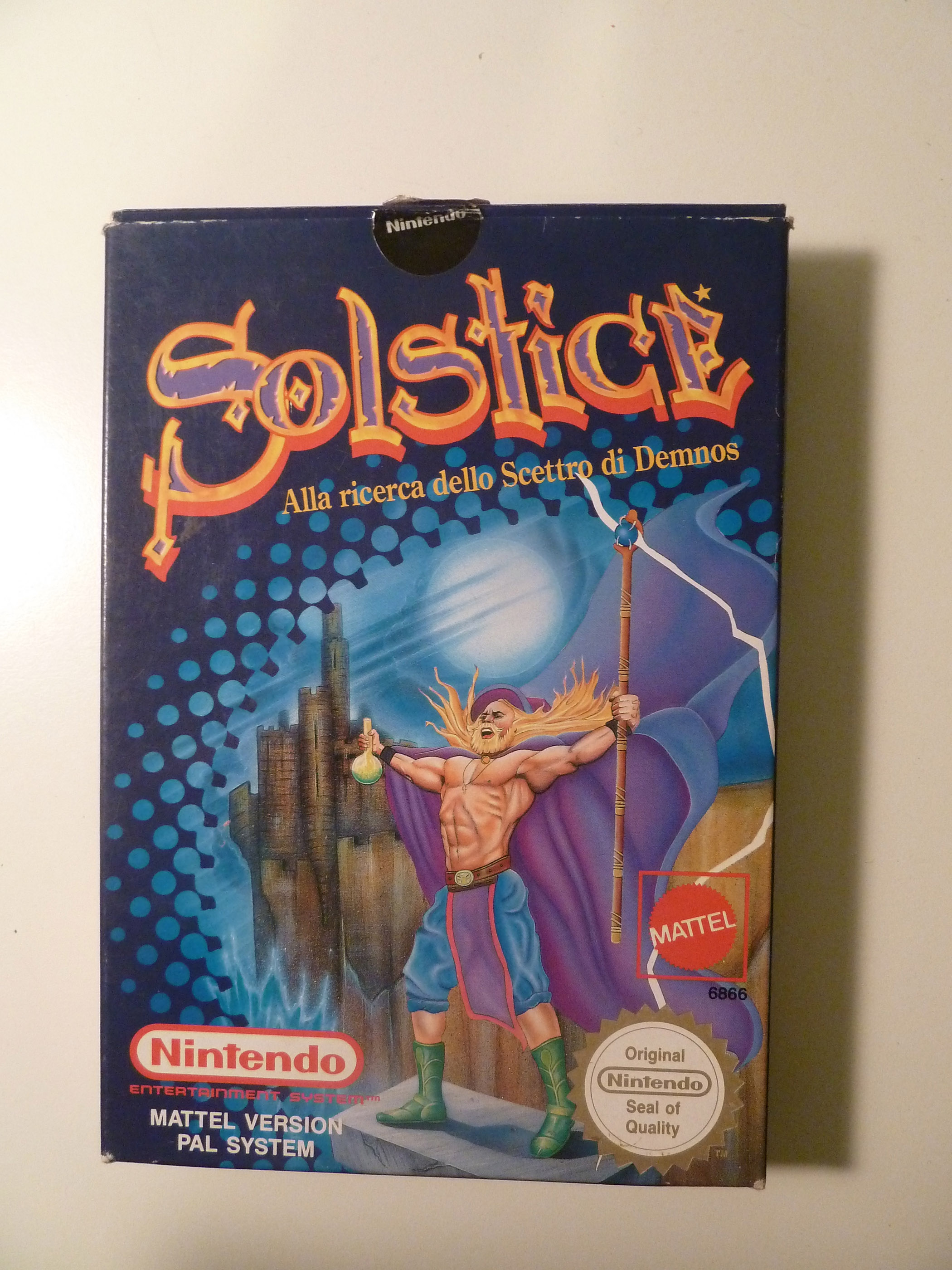 VIDEOGIOCO COMPLETO SOLSTICE NINTENDO NES - PAL