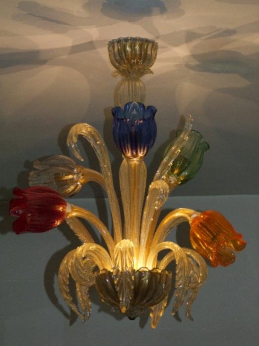 LAMPADARIO IN VETRO DI MURANO VENEZIA