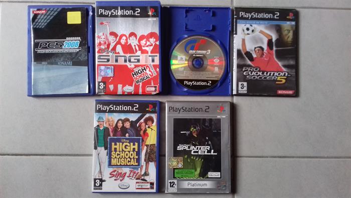 (700) CD 6 PZ DELLA PS2 ORIGINALI