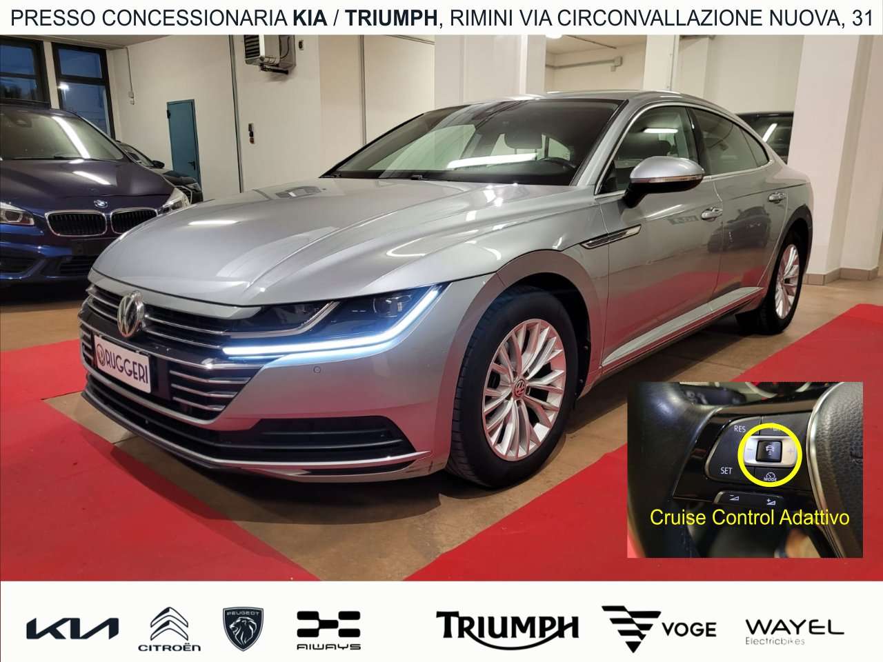 Volkswagen Arteon2.0D CRUISE CONTROL ADATTIVO, DAB, SENORI A/P