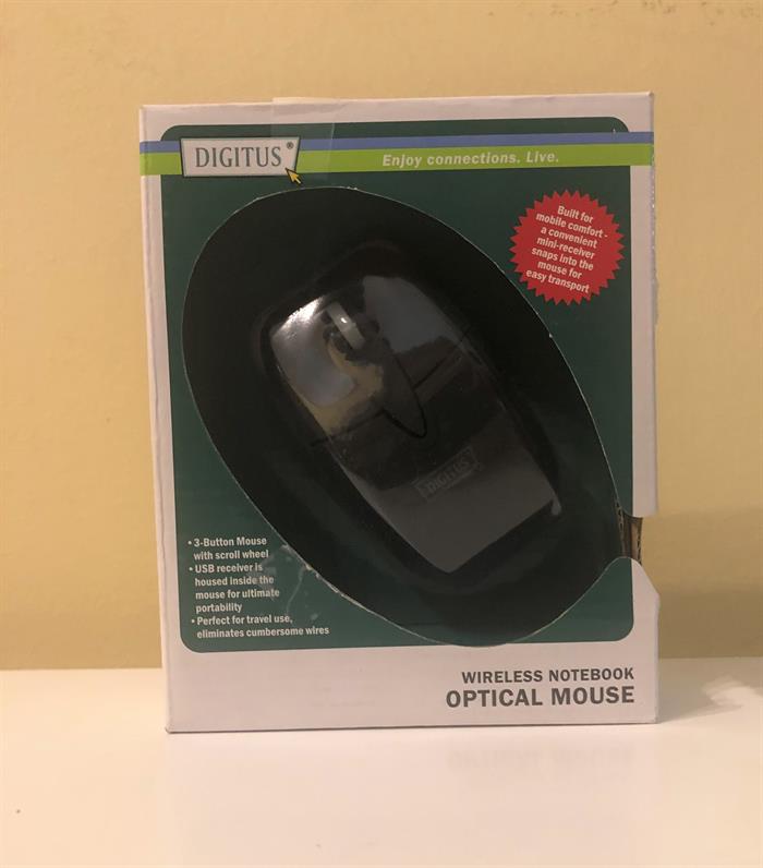 OPTICAL MOUSE WIRELESS DA20124 DIGITUS NUOVO (NS. RIF. 091211/002).