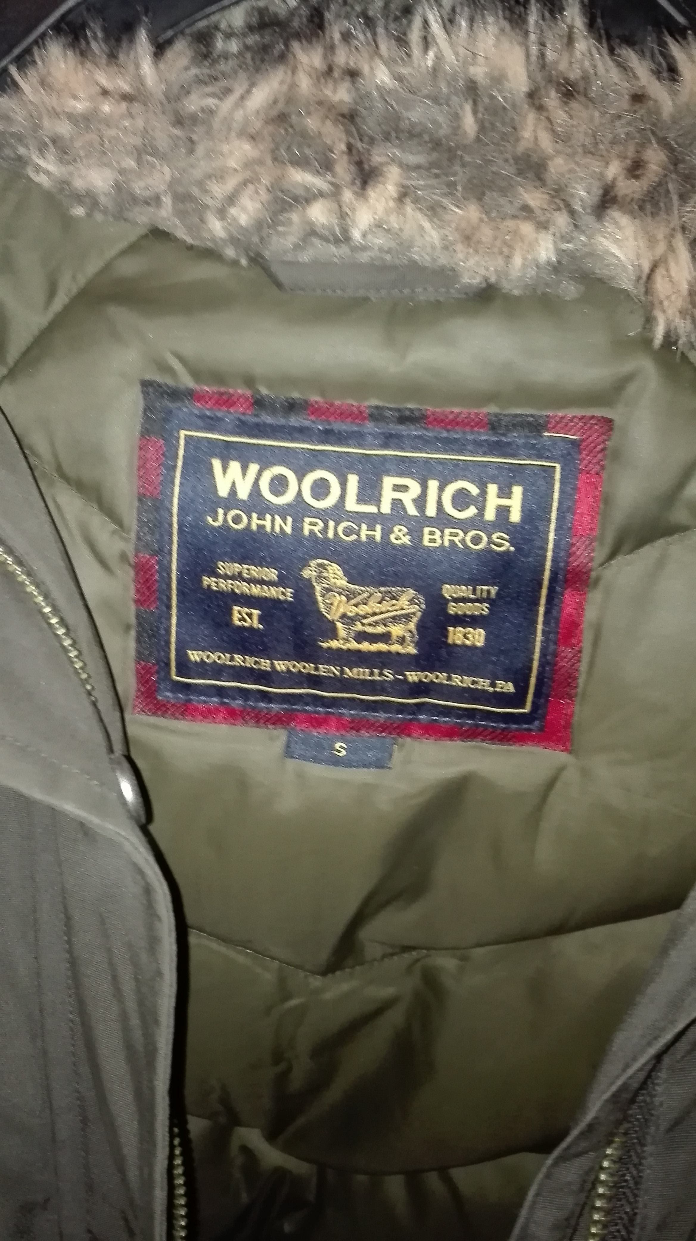 WOOLRICH TAGLIA S