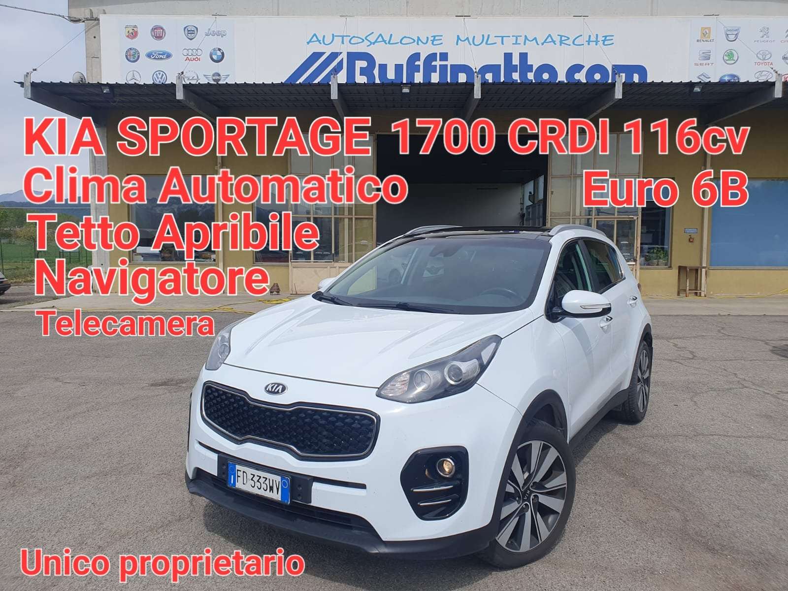 Kia Sportage1700 CRDI 2WD CLASS NAVI E6