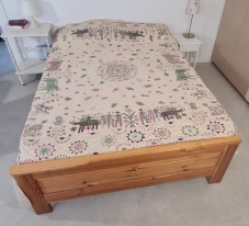 Letto con materasso 200x140 in pino