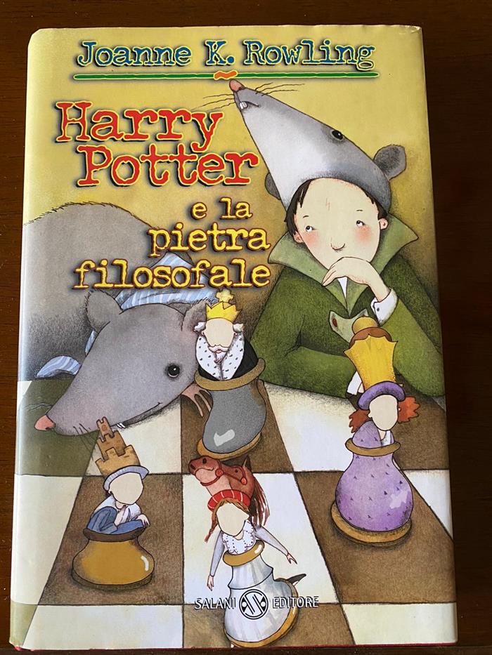 LIBRO "HARRY POTTER E LA PIETRA FILOSOFALE" - PRIMA EDIZIONE ITALIANA