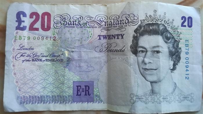 (VENTI STERLINE) TWENTY POUND NOTE £20