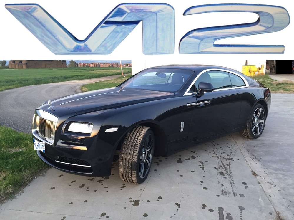 Rolls-Royce WraithV12 - 21" - BLU/BLACK - PIANO BLACK - STARLIGHT