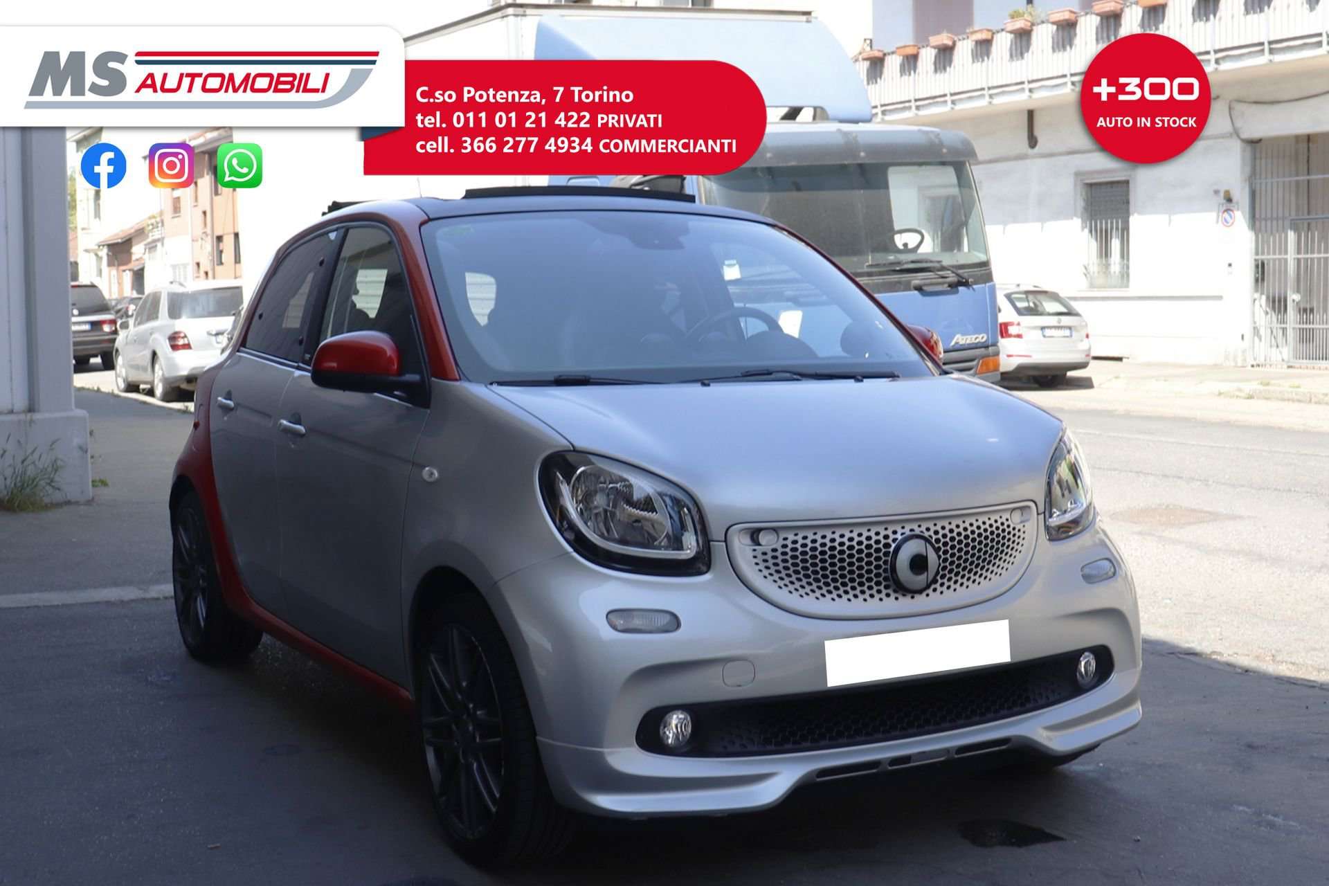 smart forFour70 1.0 twinamic Brabus Style Tetto Unicoproprieta