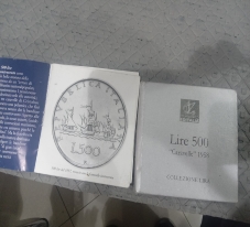 Editalia collezione lira Lingottini 500 lire