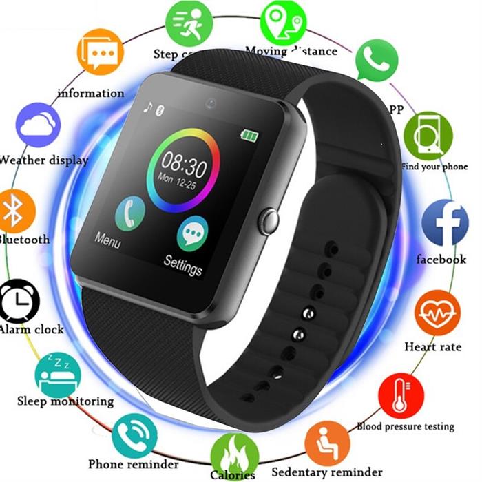 SMARTWATCH ANDROID IOS-GT 08 (SIM MICROSD)