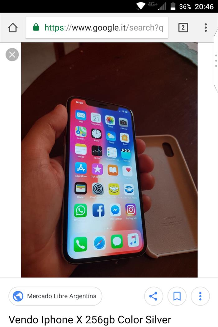 IPHONE X 256 GB