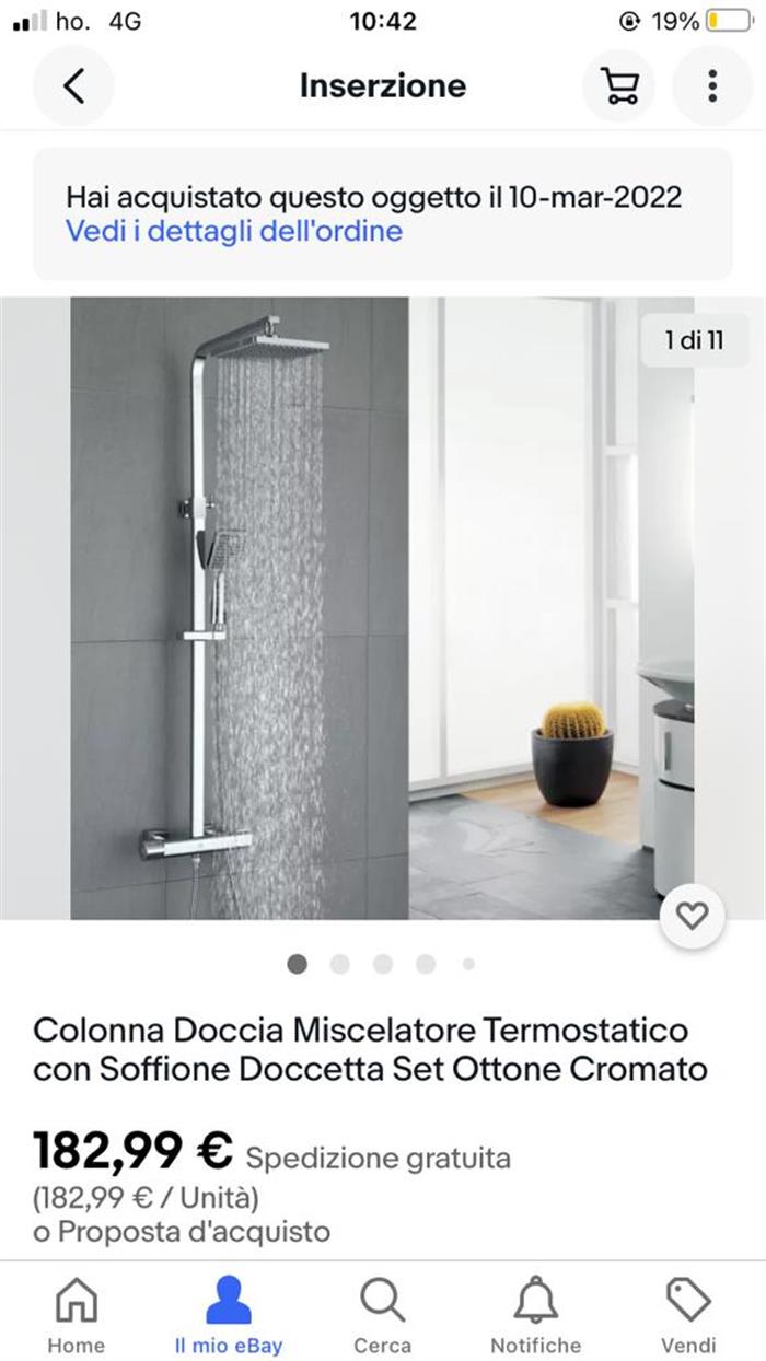 COLONNA DOCCIA