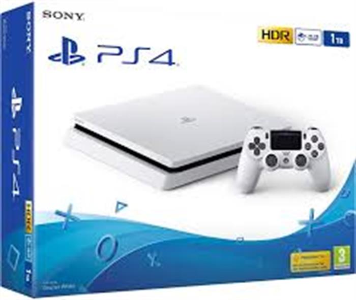 SONY PLAYSTATION 4 PS4 HDR CONSOLE 500GB SLIM BIANCA WHITE