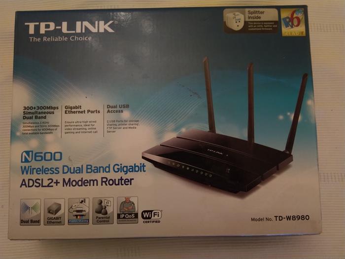 TP-LINK N600 TD-W8980 ADSL2+ DUAL BAND