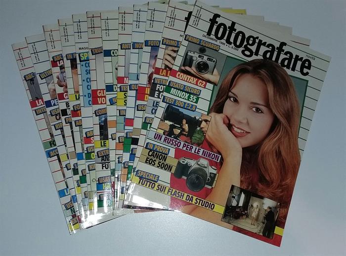 COLLEZIONE COMPLETA RIVISTA FOTOGRAFARE ANNO 1996