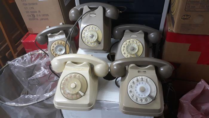 SERIE DI TELEFONI A DISCO SIP VINTAGE