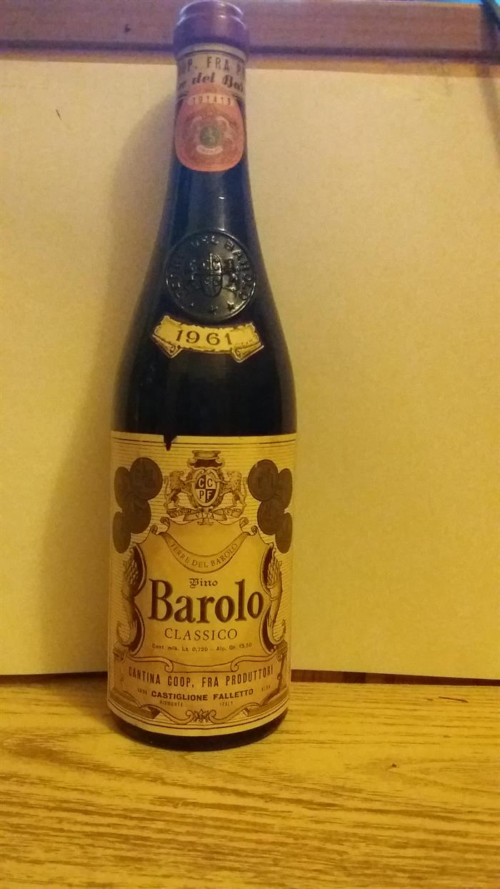 IMPORTANTE VINO DA COLLEZIONE BAROLO