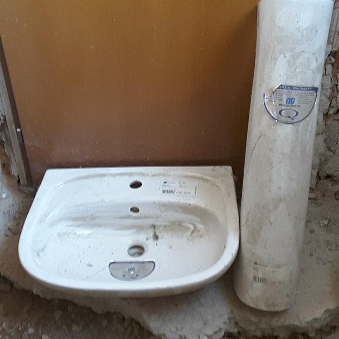 LAVABO NUOVO POZZI GINORI 55CM CON COLONNA