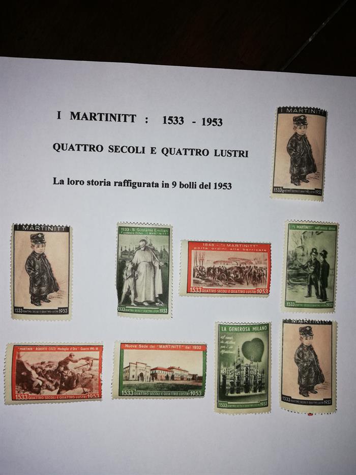 AFFRANCA LETTERE BOLLI COMMEMORATIVA MARTINITT