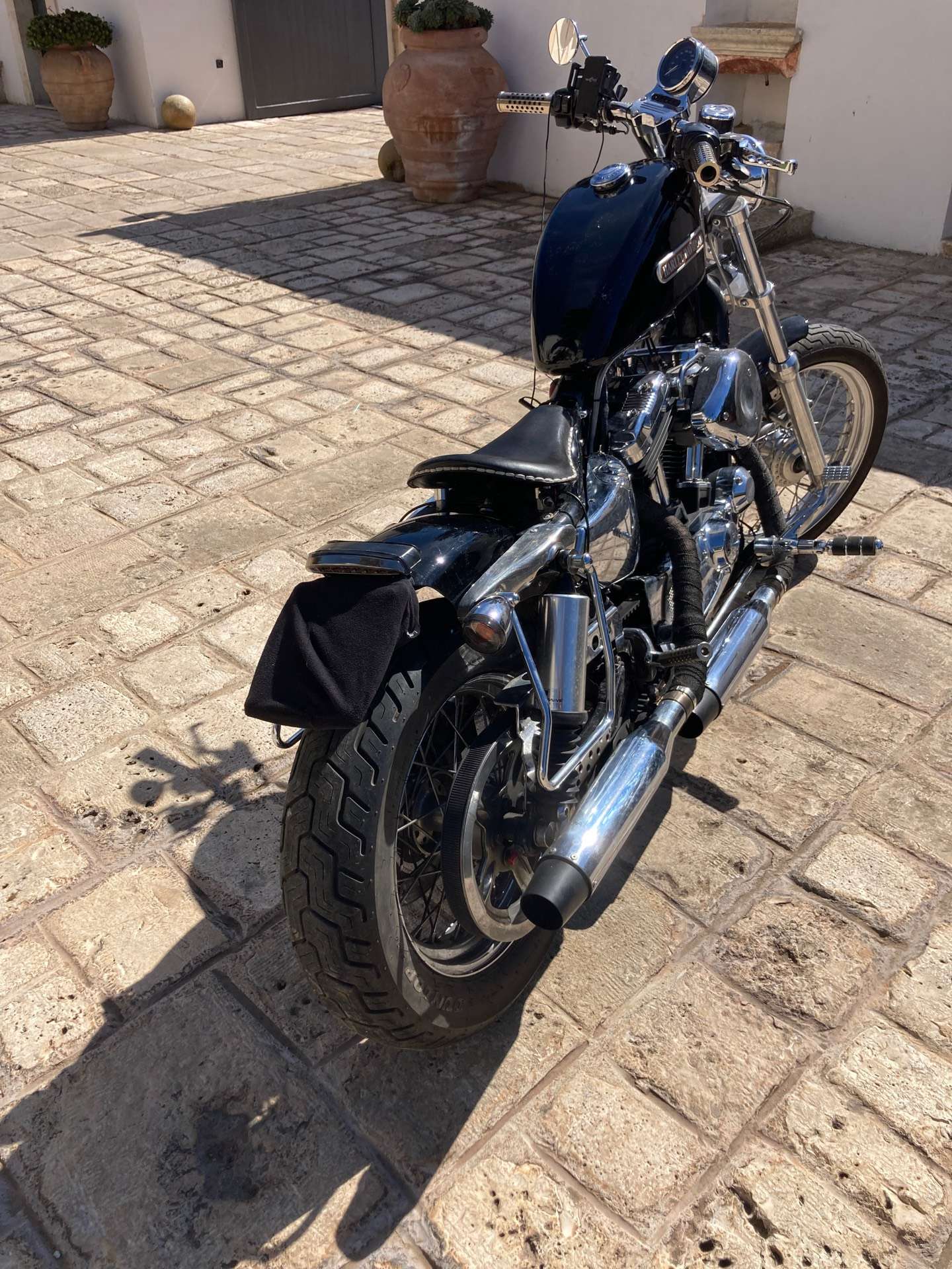 Harley-Davidson XL 883Pedane Forcella sosensioni idrauliche scarchi