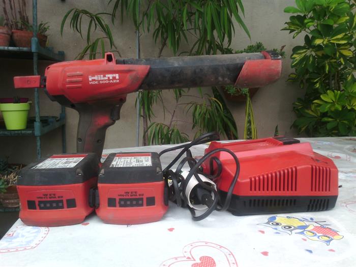 PISTOLA ELETTRICA SPARA RESINA HILTI HDE 500-A22