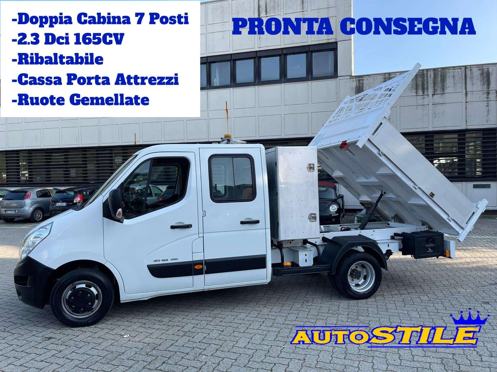 Iveco DailyMASTER 2.3dCi 165CV  *7 P.* RIBALTABILE *GEMELLATO