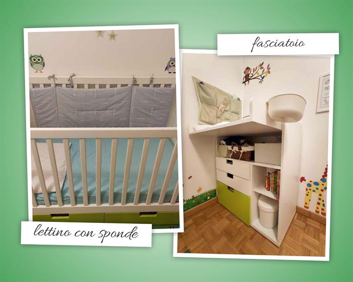 IKEA FASCIATOIO/LETTINO/MATERASSO