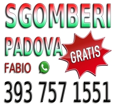 Sgomberi Padova e provincia - Fabio 393 7571551