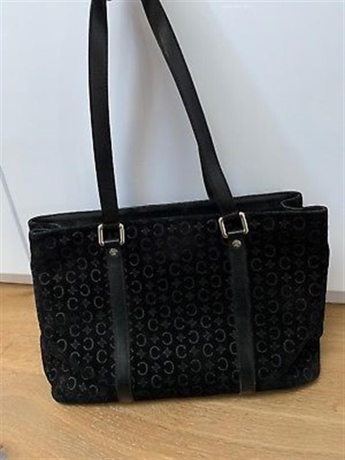 BORSA CELINE ORIGINALE PELLE NERA E CAMOSCIO