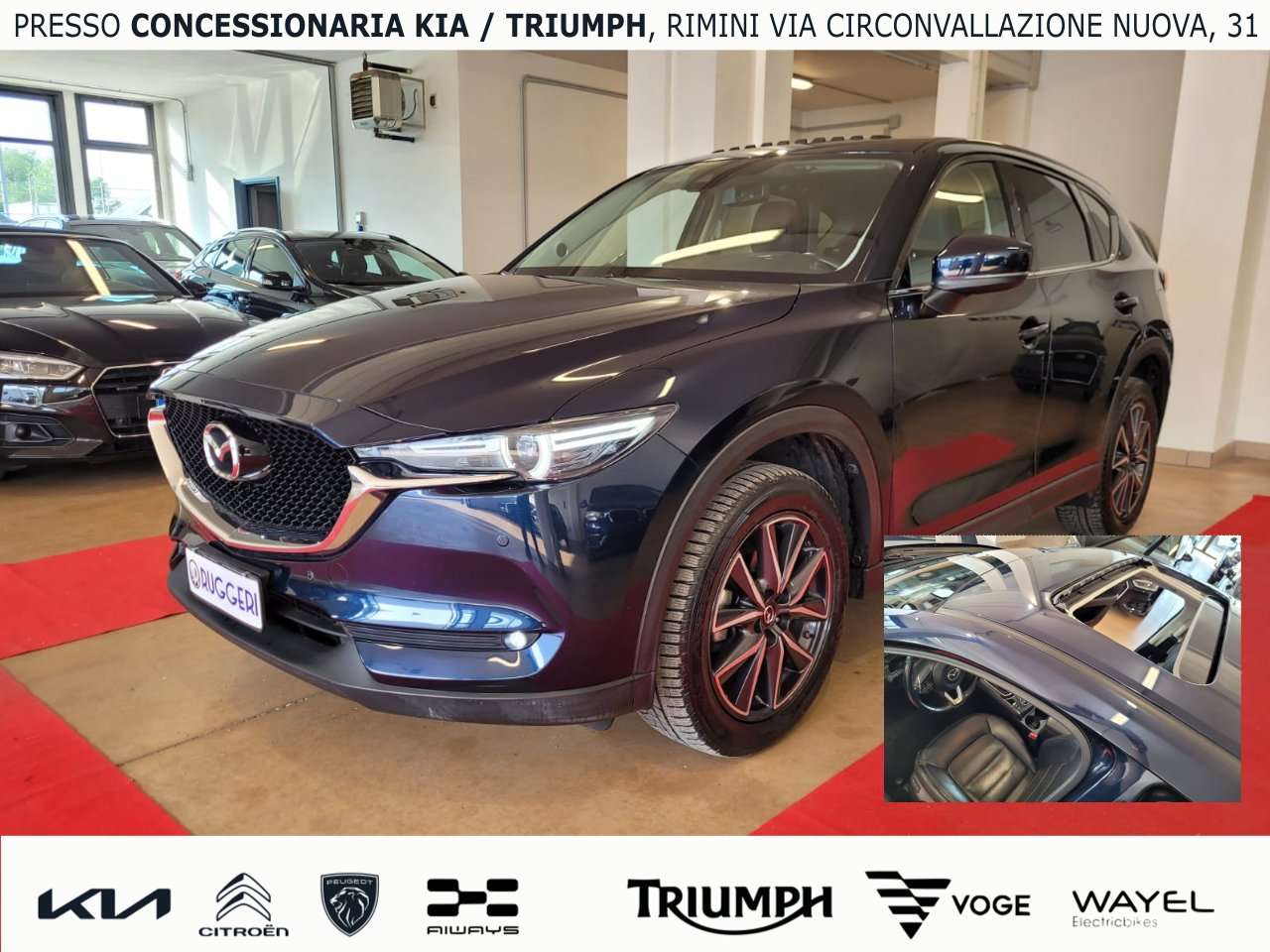 Mazda CX-5CX-5 2.2 Exclusive 4X4 awd 150cv TETTO APR. PELLE