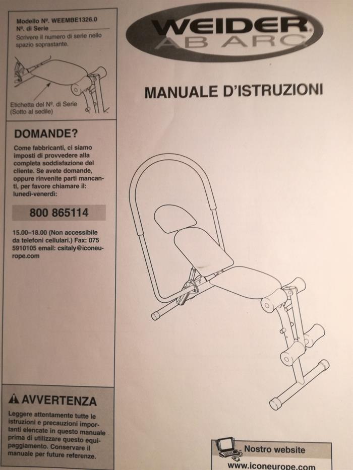 PANCA PER ADDOMINALI PROFESSIONALE