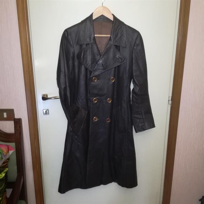 TRENCH PELLE VINTAGE