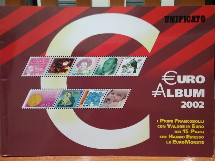 EUROALBUM DEI PRIMI FRANCOBOLLI IN EURO