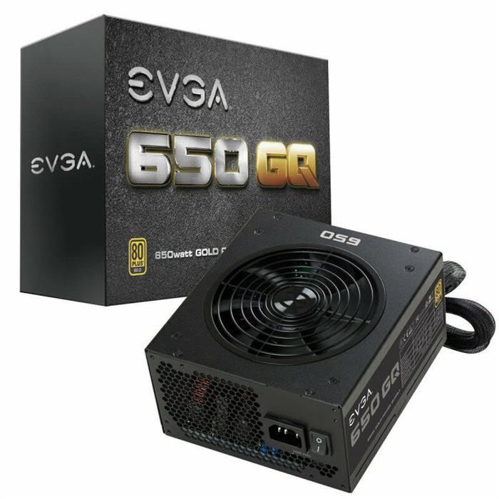 ALIMENTATORE DESKTOP: EVGA 650 GQ, 80+ GOLD 650W - EVGA ECO