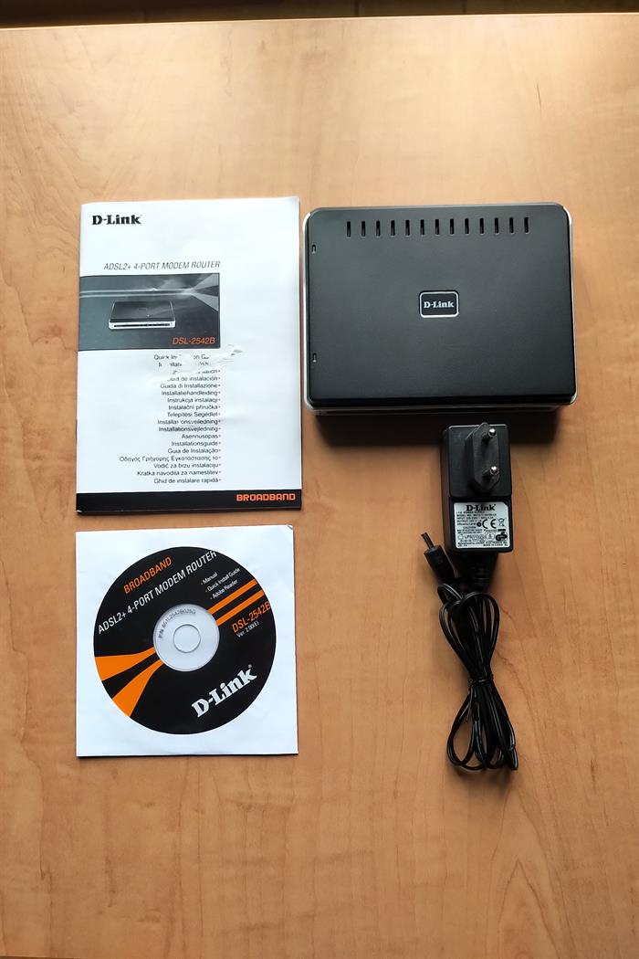 MODEM ROUTER D-LINK DSL254B2 ADSL2+ 4 PORTE