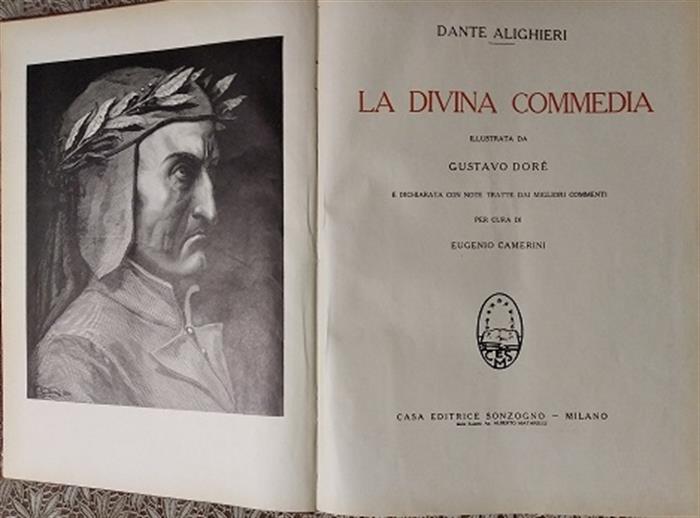 LA DIVINA COMMEDIA ILLUSTRATA DA GUSTAVO DORÈ-CAMERINI