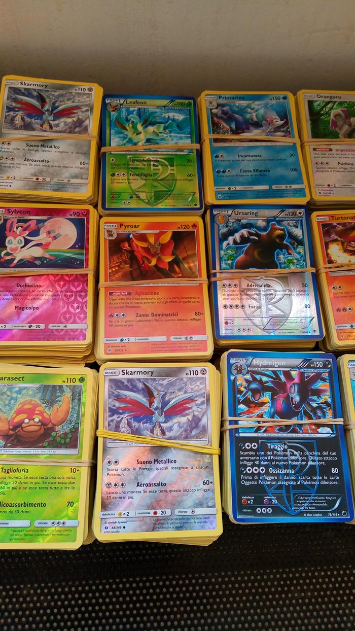 CARTE POKEMON DA COLLEZIONE PARI AL NUOVO LOTTO PZ.10.000